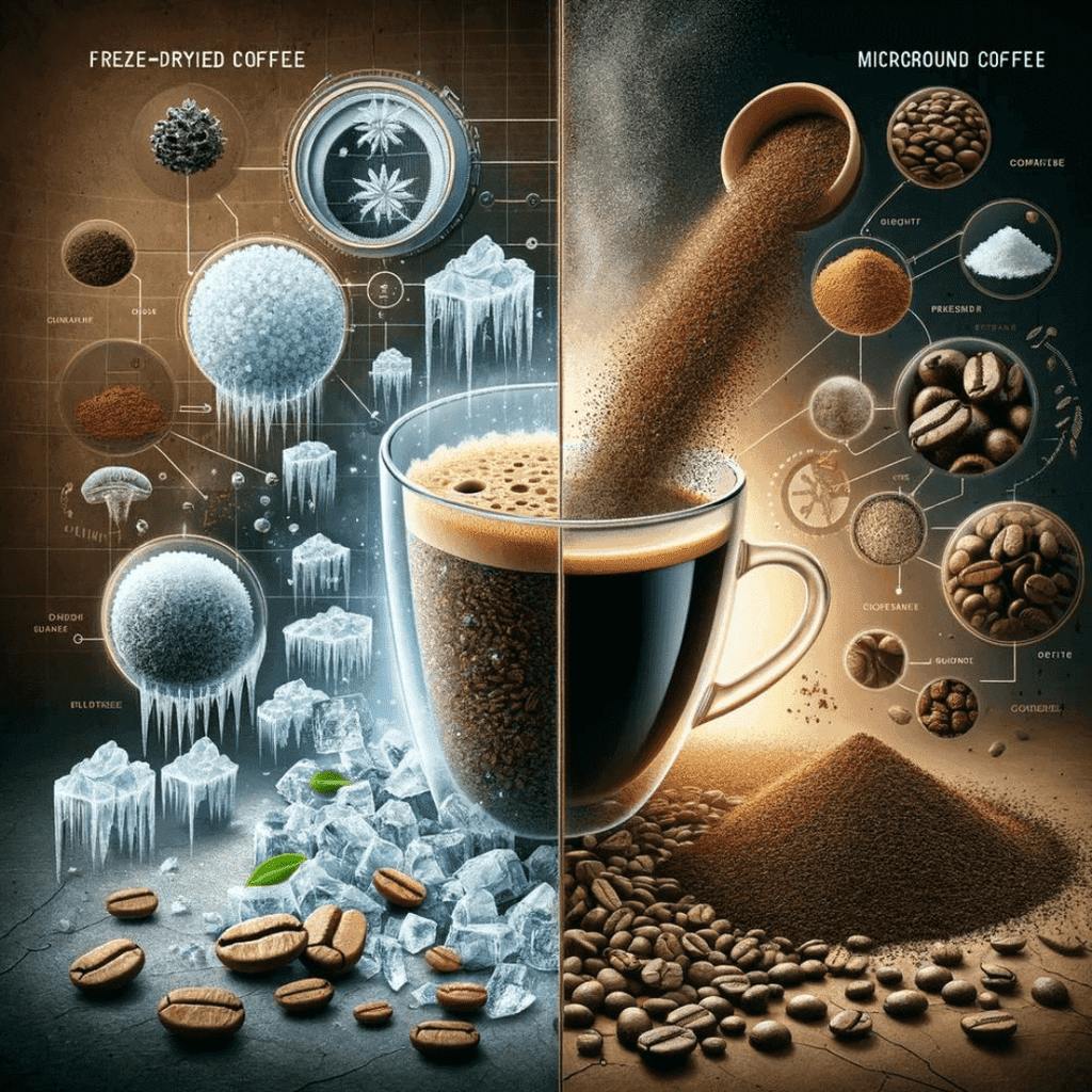 Innovations in Freeze Dried Coffee. Now in fusion with microground cof