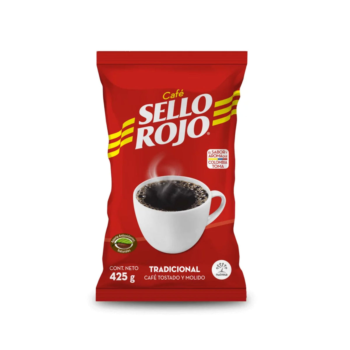 Sello Rojo Coffee | Colombian Espresso, Ground & Decaffeinated